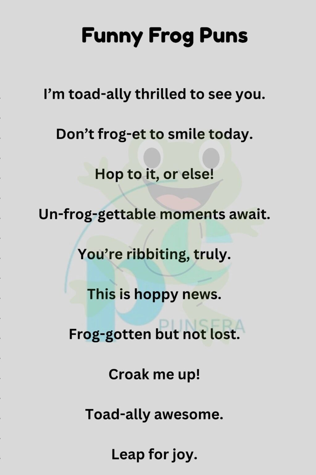 300+ Frog Puns That Will Make You Ribbit with Laughter